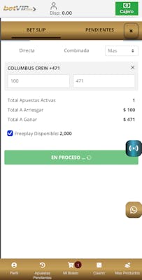 BetVIP Bono – Bono de Bienvenida $2,000 Sin Deposito