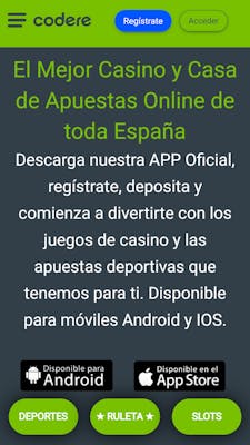 Codere Opiniones 2024 | Reseña Completa Codere Apuestas